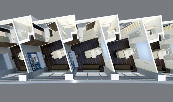 HOK HAS A NEW ANGLE ON HOSPITAL ROOM DESIGN